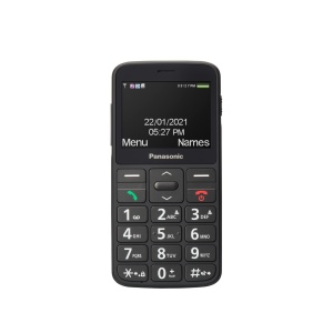Telefon mobil Panasonic KX-TU160EXB Essentials pentru seniori, buton de ...