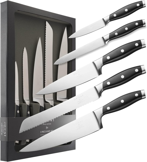 Set cutite de bucatarie Orient, Origin Series, 5 piese, din otel ...