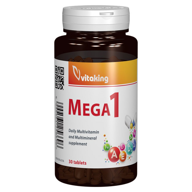 Multivitamina Mega 1 - 30 cpr, Vitaking | Naturisti.ro