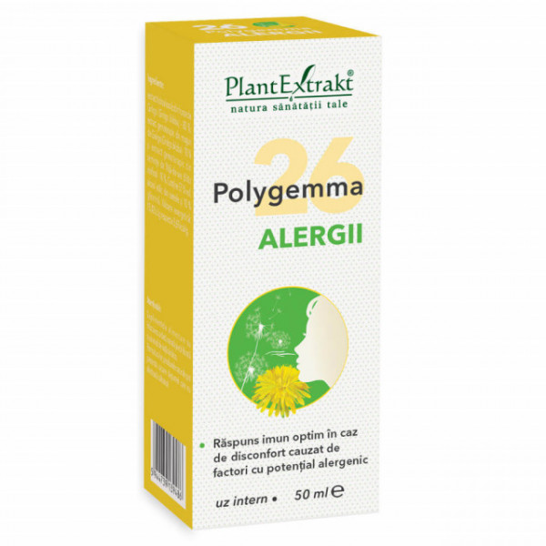 Polygemma - Alergii (nr. 26) - 50 ml, PlantExtrakt | Naturisti.ro