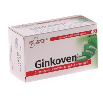 Ginkoven - 40 cps, Pret: 22.66 Lei