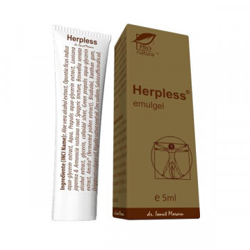 Herpless emulgel - 5 ml, Medica | Naturisti.ro