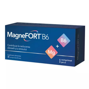 Magnefort B6 - 30 cpr, Biofarm | Naturisti.ro