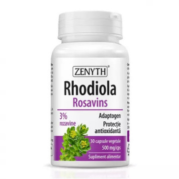 Rhodiola Rosavins - 30 cps, Zenyth Pharmaceuticals | Naturisti.ro