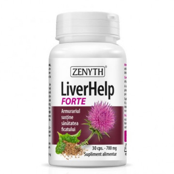 LiverHelp Forte 700mg - 30 cps, Zenyth Pharmaceuticals | Naturisti.ro