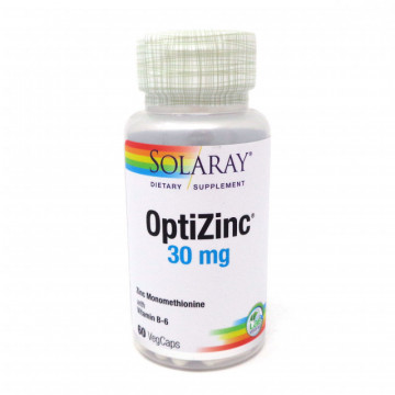 OptiZinc 30 mg - 60 cps, Solaray® | Naturisti.ro