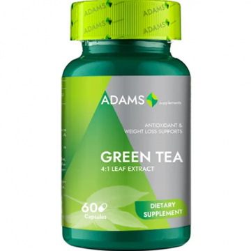 Green Tea 400mg - 60 cps, Adams Vision | Naturisti.ro