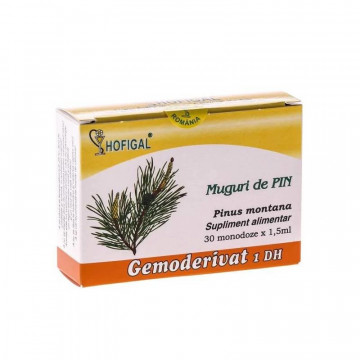 Muguri de Pin Gemoderivat - 30 monodoze, Hofigal | Naturisti.ro