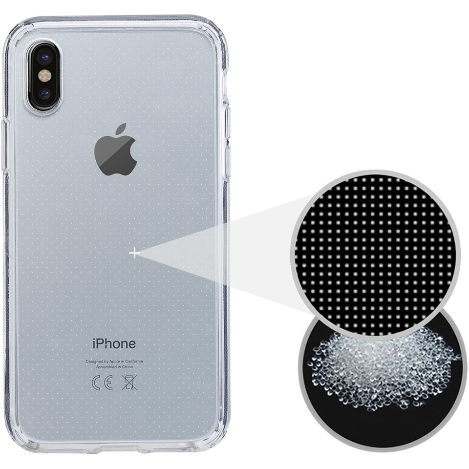 Husa protectie iPhone X / iPhone XS din silicon transparent, ultra-slim ...