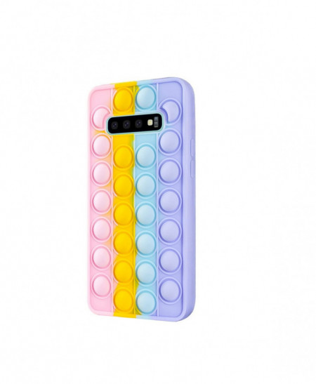 Husa Samsung Galaxy S10, husa POP IT, Push Pop Bubble Fidget, Antisoc ...