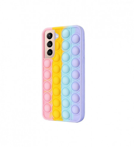 Husa Samsung Galaxy S21, husa POP IT, Push Pop Bubble Fidget, Antisoc ...