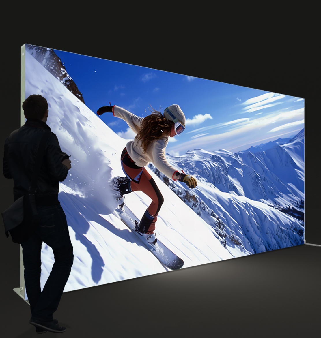 Portable light box 5 x 2 m