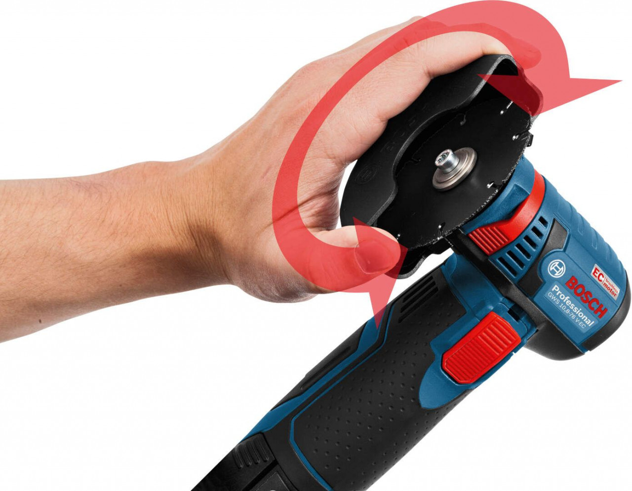 Akumulatorska ugaona brusilica GWS 12V-76 Solo BOSCH