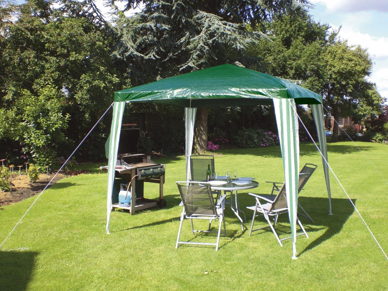 Tenda - paviljon sklopivi 3x3m - zeleni GardenLine