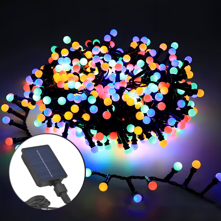 Viseća solarna LED lampa - mini lampice 10m PROSTO