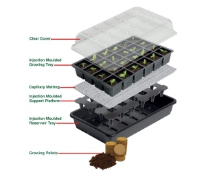 Mini rasadnik PRO 24 samozalivajući FLORIS