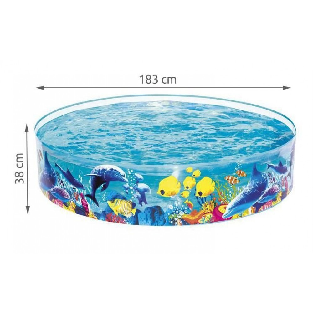 iscina pliabilă pentru copii Bestway - 183x38 cm, PVC durabil ...