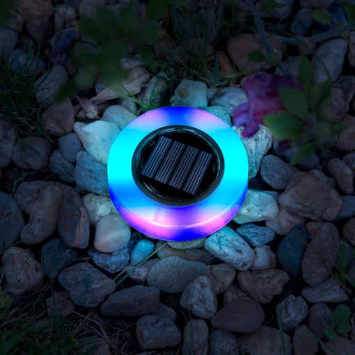 Lampa Solara LED RGB Rotundă pentru Exterior | Iluminare Ambientală ... Lampa Solara LED RGB Rotundă pentru Exterior | Iluminare Ambientală ...