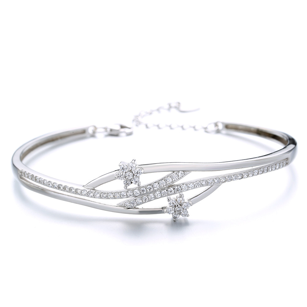 Bratara argint 925, JW663, model elegant, placata cu rodiu