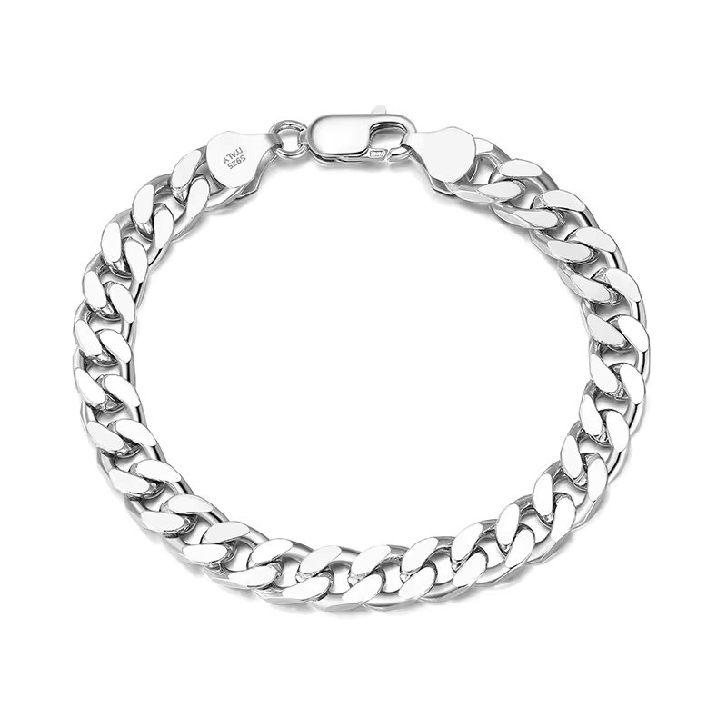 Bratara cuban din argint pentru barbati 925, JW1460, placata cu rodiu