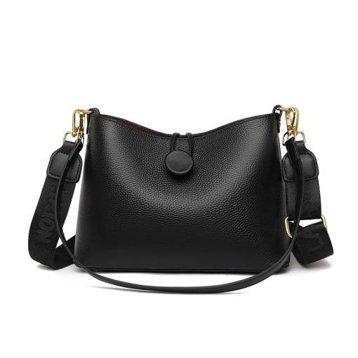 Geanta dama Delis, Anaxandra GT2562, piele naturala, Negru