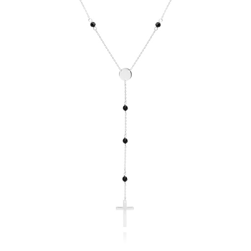 Lantisor lung argint 925, JW99, cu pandantiv cruciulita