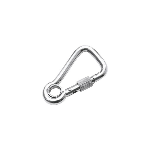 Carabiniera asimetrica cu piulita de siguranta Nautic Pro 100mm, inox A4