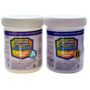 Cauciuc Siliconic Aditie shore A30 olimpIQ, RTV2 platinum matrite, kit 2kg