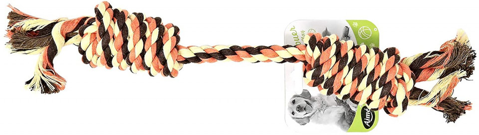 Jucarie caine - sfoara cu noduri