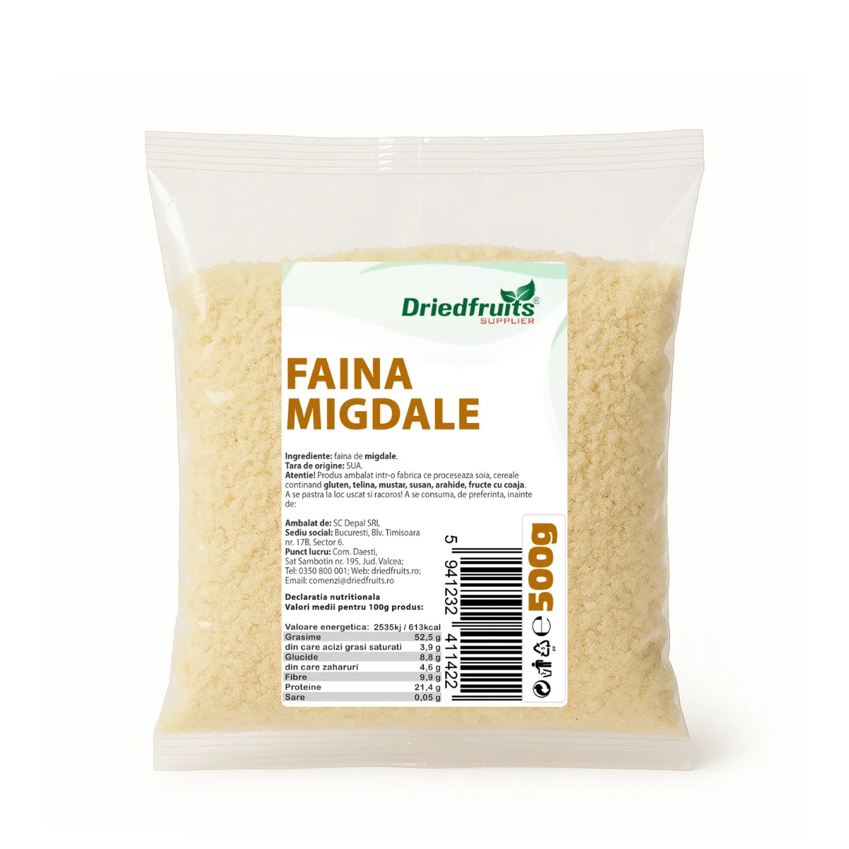 Faina migdale Driedfruits - 500 g