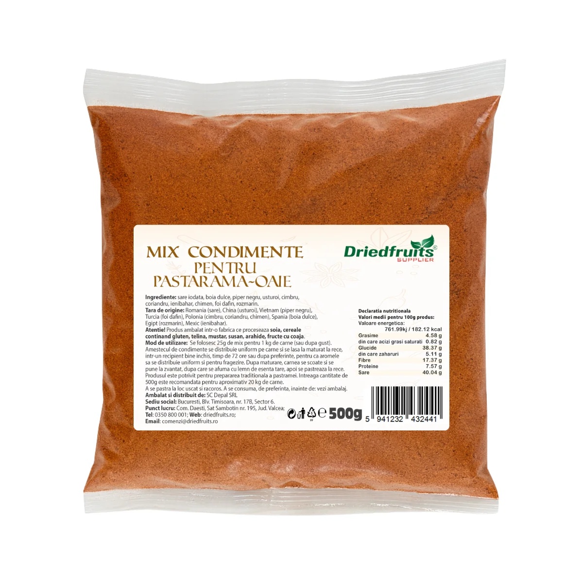 Mix condimente pentru pastrama de oaie - 500 g