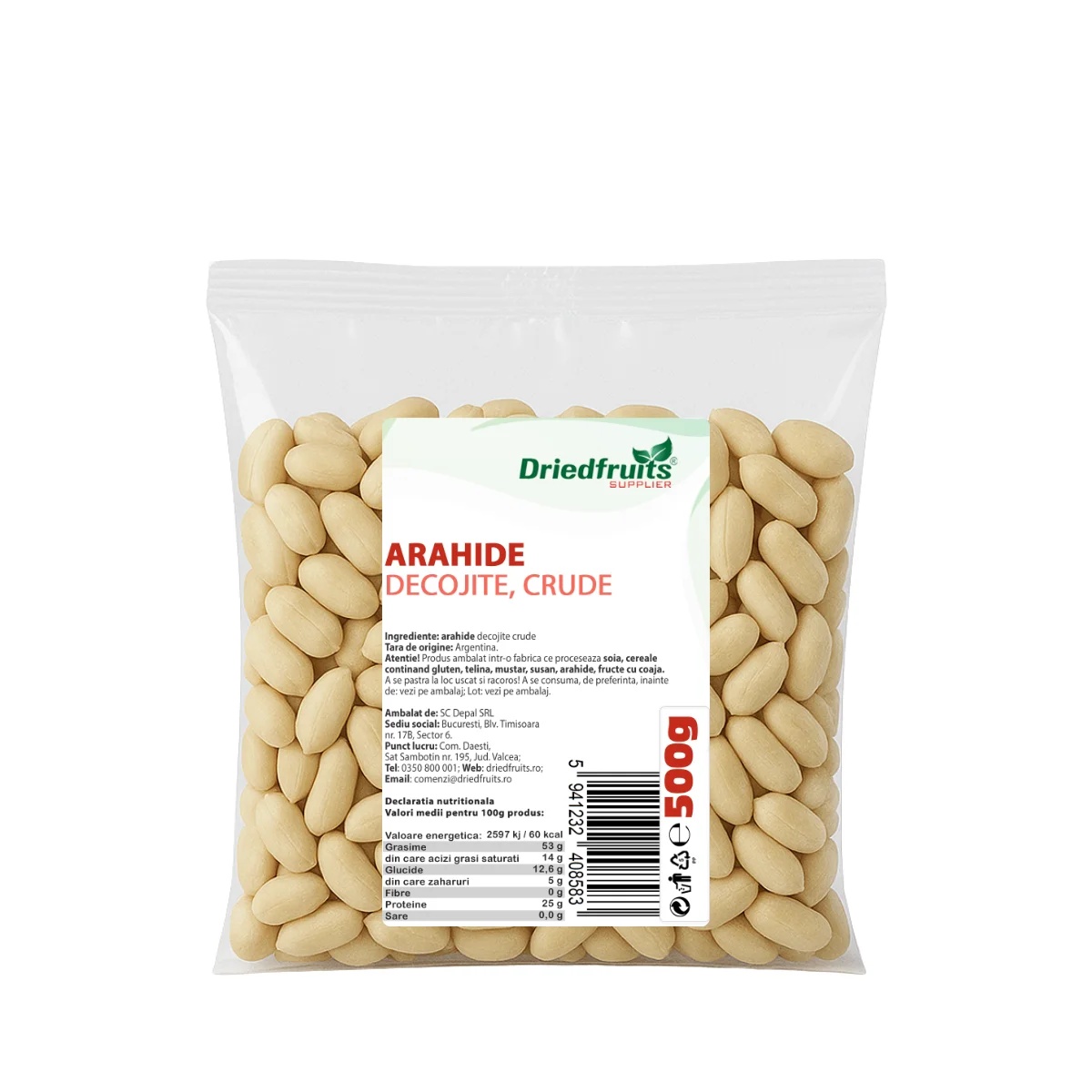 Arahide Crude, Prăjite & Glazurate | DriedFruits.ro
