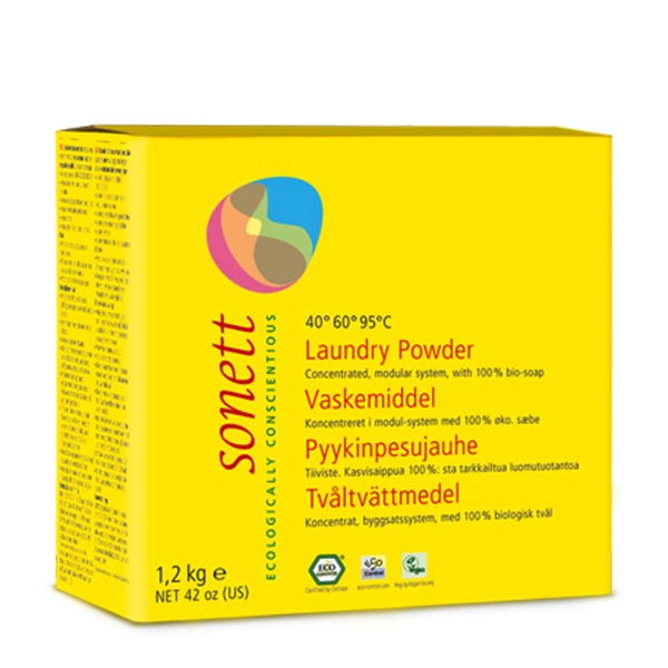 Detergent praf pentru rufe ECO Sonett - 1.2 kg