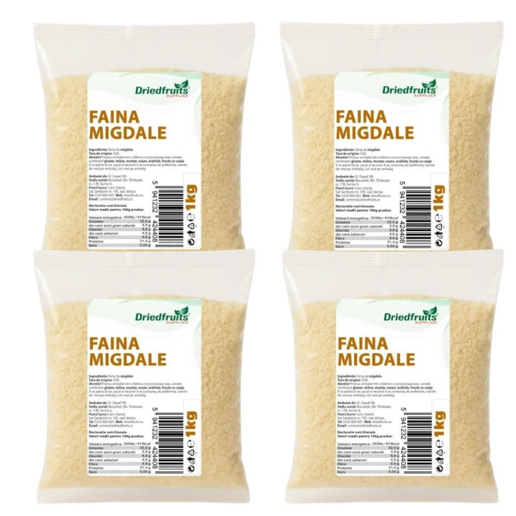 Faina migdale - 4 bucati x 1 kg