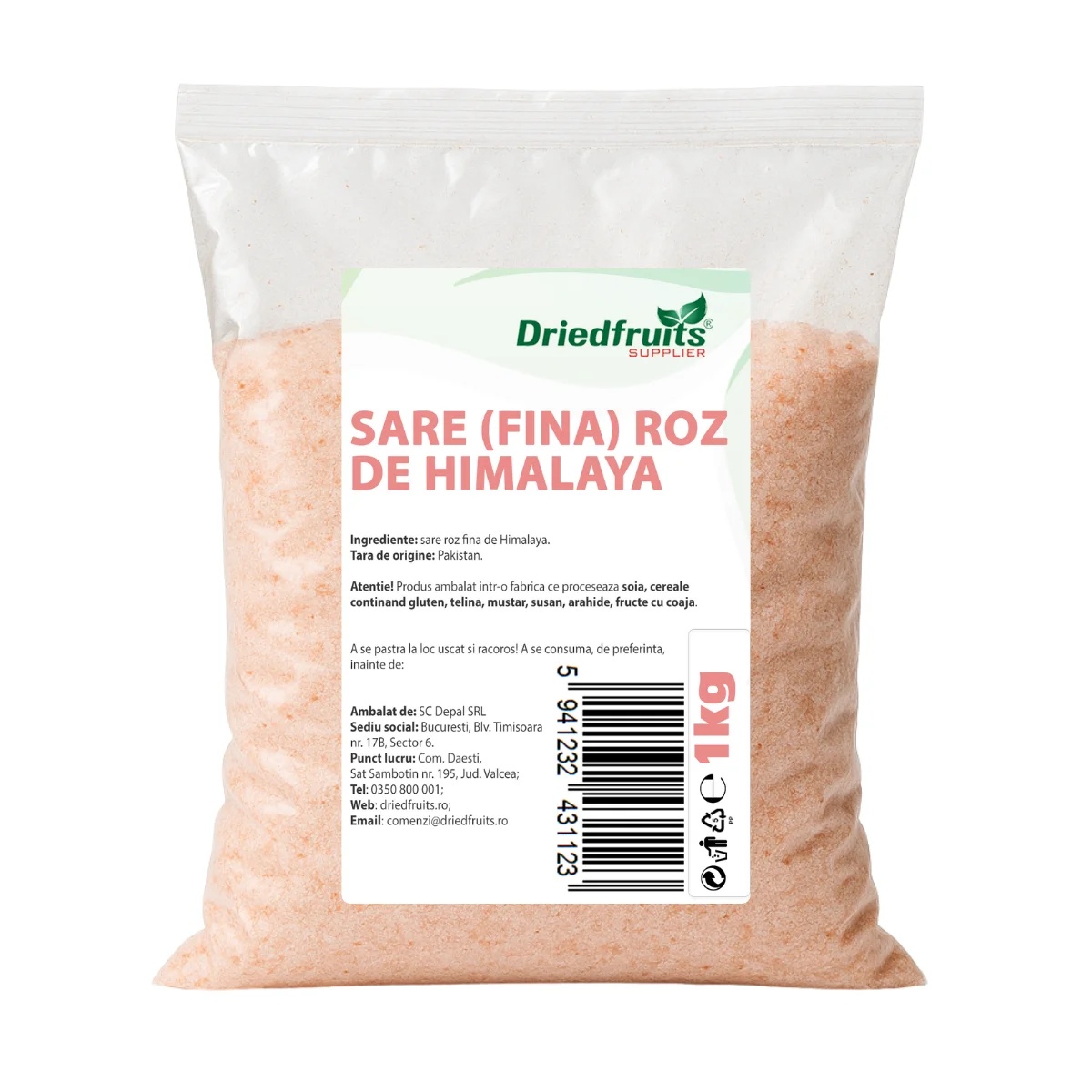 Sare roz (fina) de Himalaya Driedfruits - 1 kg