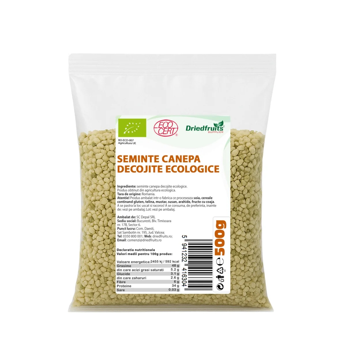 Seminte de canepa: beneficii si valori nutritionale