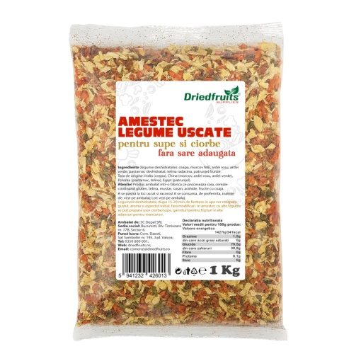 Legume pentru supe fără sare VRAC 1 kg