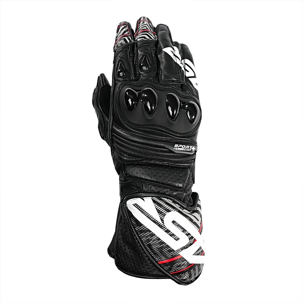 Manusi moto din piele Sport Cup Plus EVO Black 4SR (410210103 ...