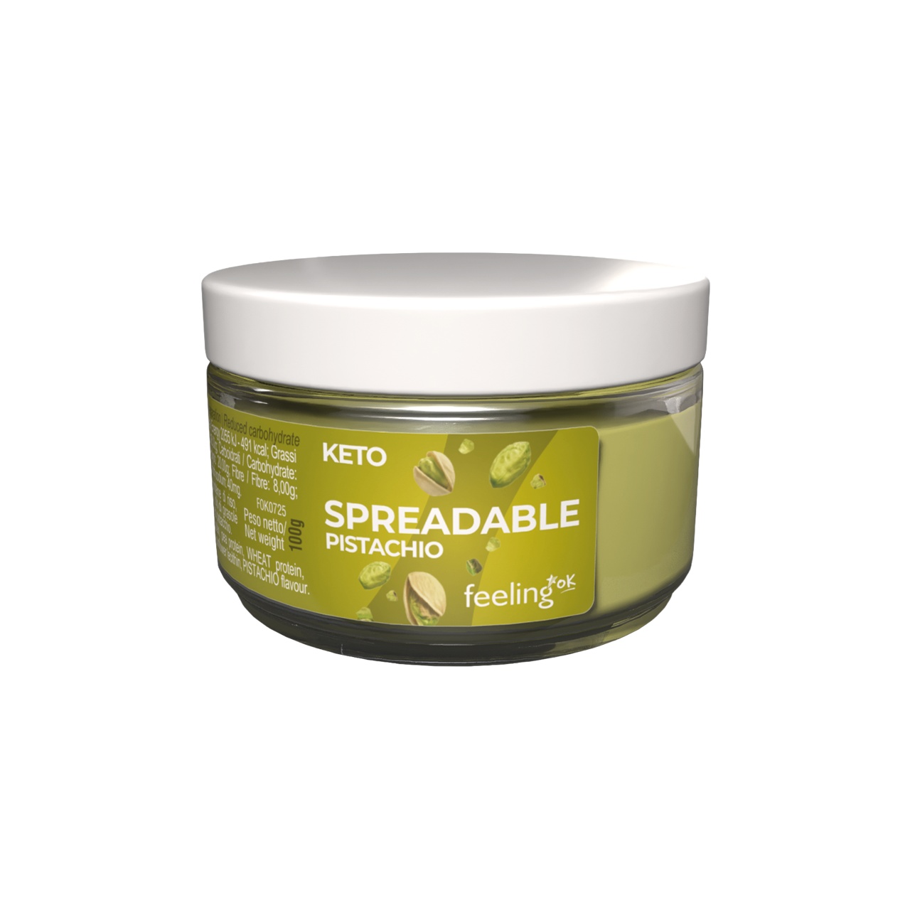 Crema de FISTIC tartinabila (low carb, proteica, fara zahar) 100g ...