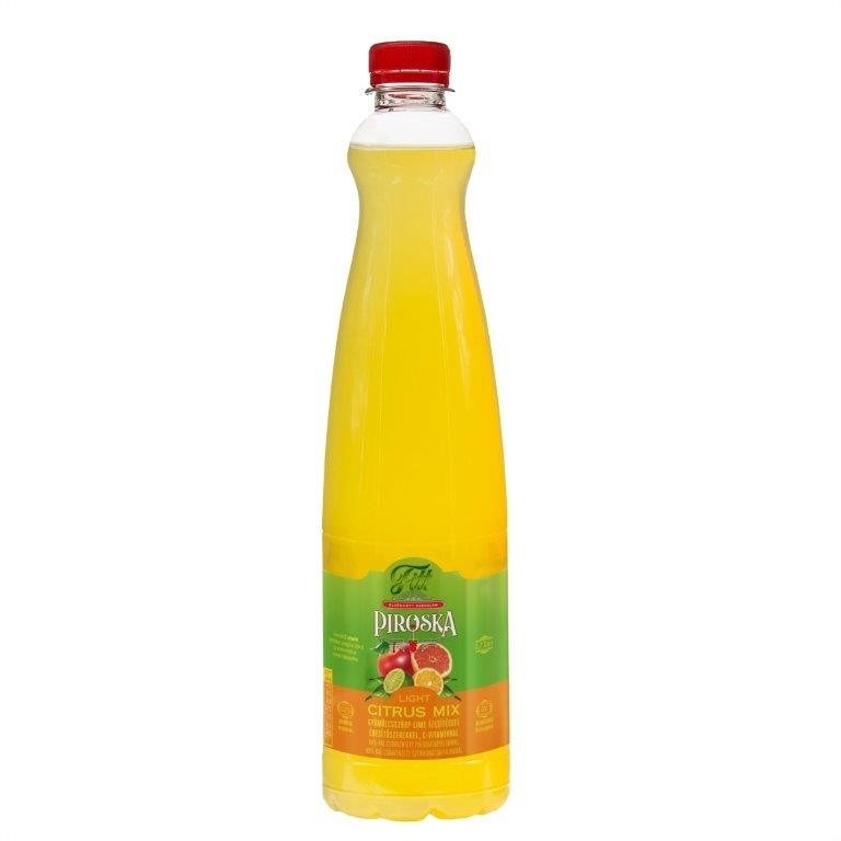 Sirop de MIX CITRICE si suc de mere (fara zahar) 0.7L - Piroska Fitt