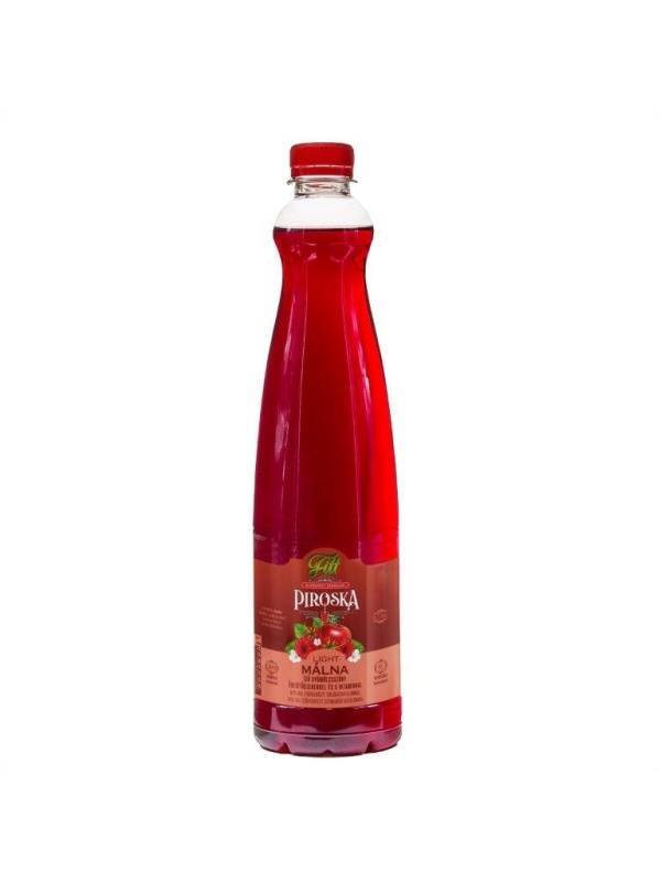 Sirop cu aroma de zmeura si mere (fara zahar) 0.7L - Piroska Fitt