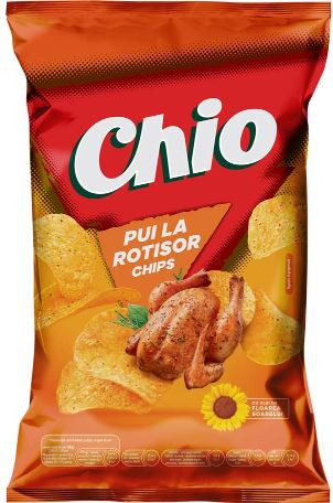 Chipsuri cu gust de pui la rotisor Chio Chips 140g, NM26012
