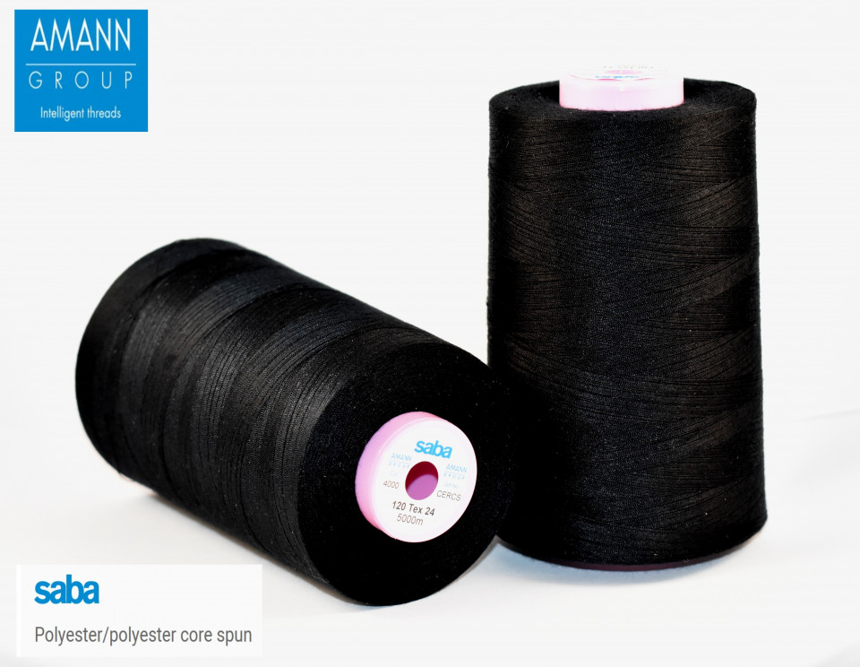 Ata Saba 5000 m - 120 Tex Co - negru