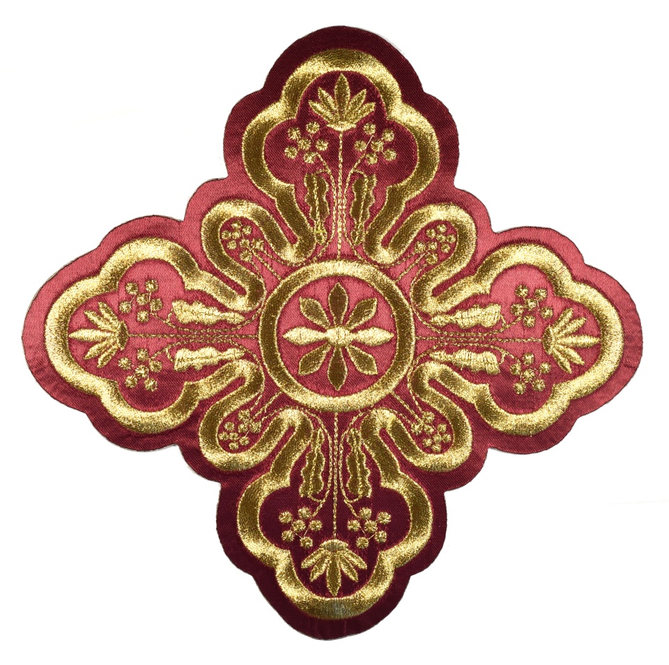 Ornament bisericesc - bordo