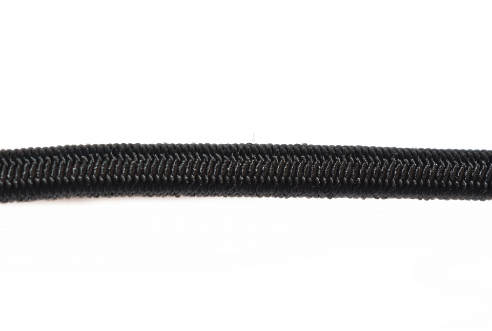 Elastic rotund Extensor 5 mm - 50 m rola - negru