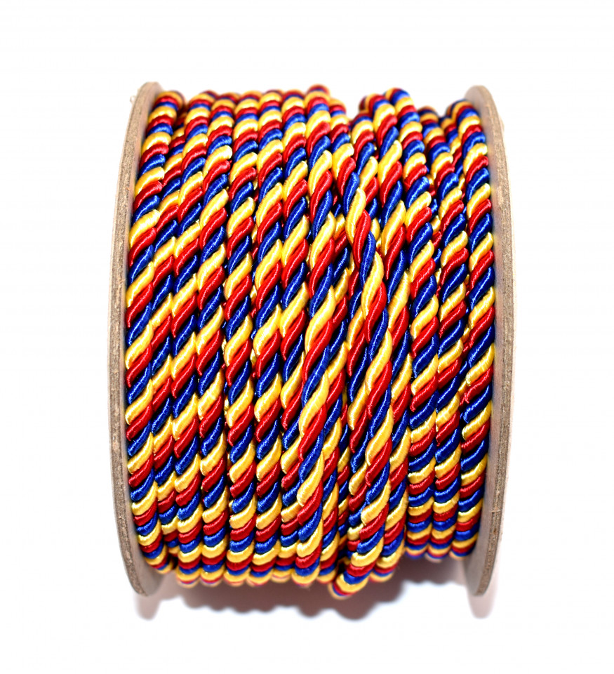 Snur tricolor Tina 5 mm - 25 m rola