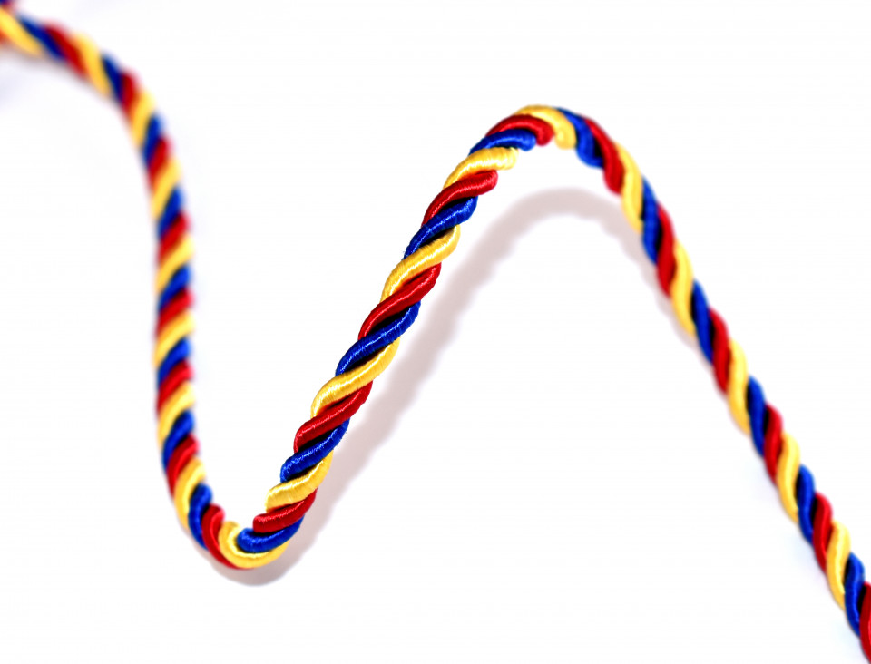 Snur tricolor Tina 5 mm - 25 m rola