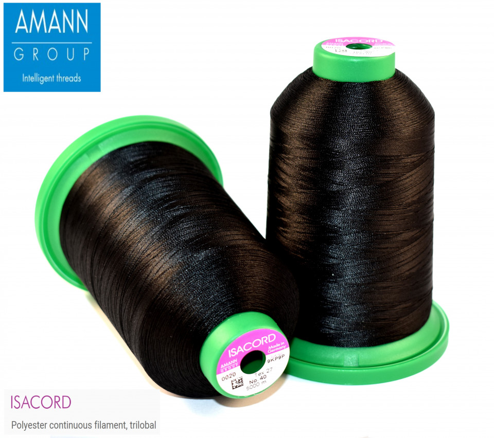 Ata brodat Isacord 5000 m 40 KS1 - negru
