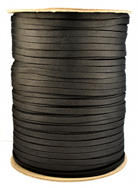 Snur pes 408 - 8 mm - 300 m rola - negru