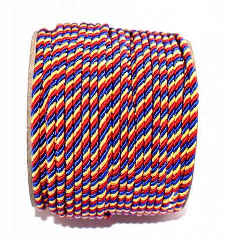 Snur tricolor Albano 3 mm - 50 m rola